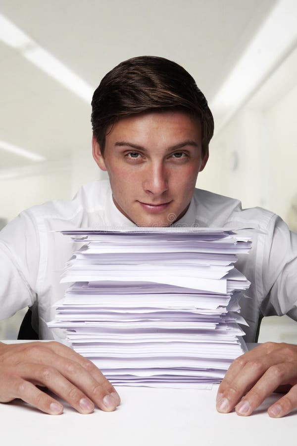 Paper work stock image. Image of files, desk, career - 22904683