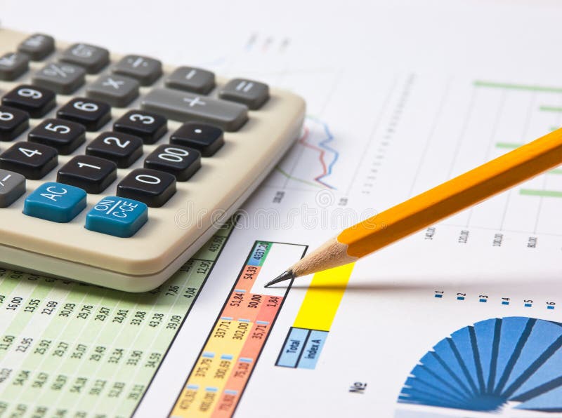 Paper Work with the Diagram Stock Image - Image of chart, improvement ...