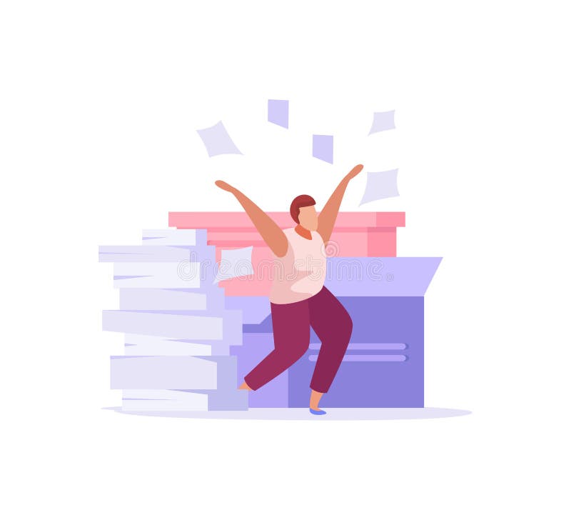 Paper Work Icon stock vector. Illustration of sleep - 223920978