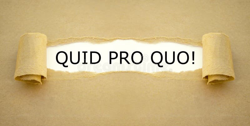Quid Pro Quo in Latin, Word Cube with Background. Stock Photo - Image ...