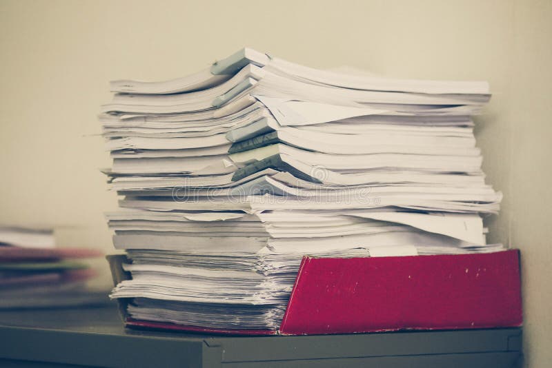 Paper work stock image. Image of bureaucracy, work, management - 74992545