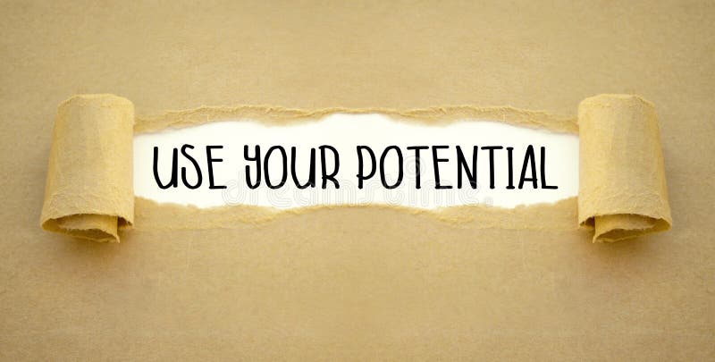 Paper Work with Use Your Potential Stock Image - Image of employment ...