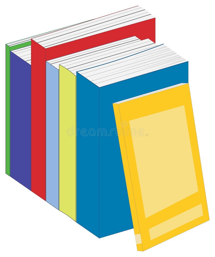 Paperback Books stock vector. Illustration of information - 10873471