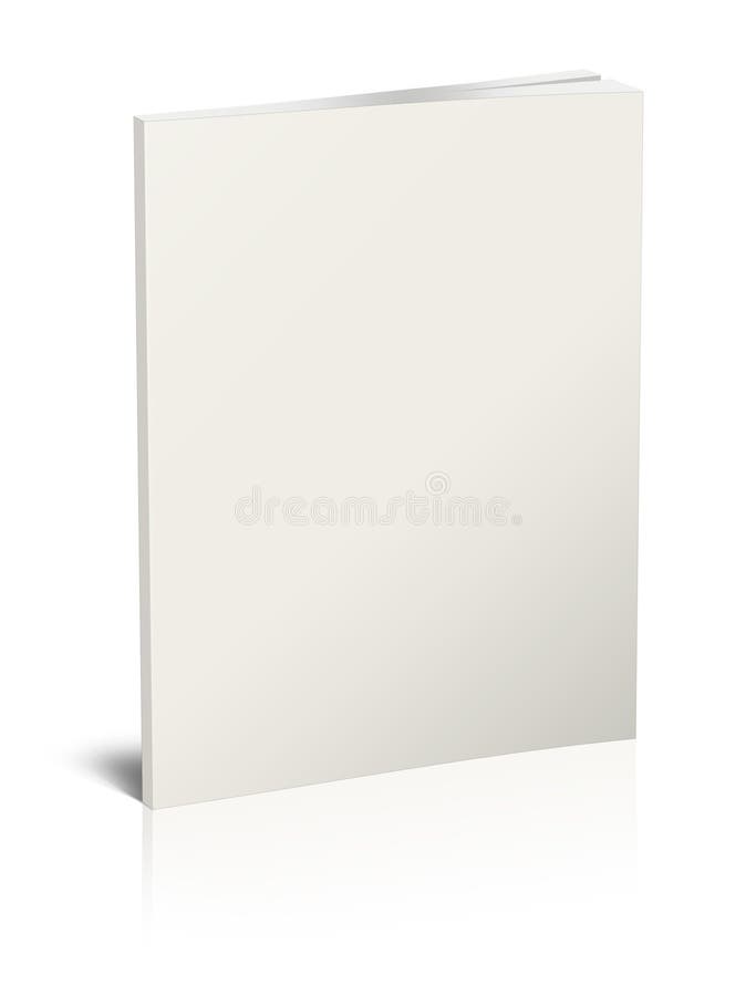 Paperback Books Blank White Template for Presentation Layouts and ...