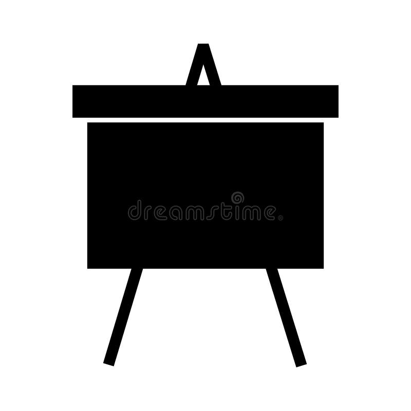 Paperboard Flipchart Isolated Icon Stock Vector - Illustration of ...