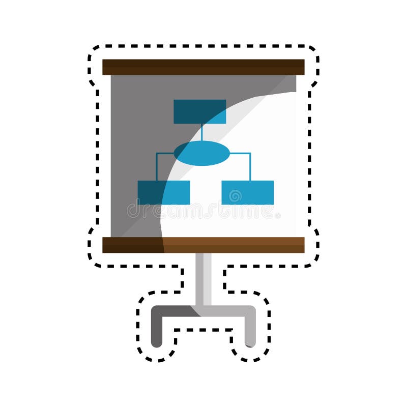 Paperboard Training Isolated Icon Stock Illustration - Illustration of ...