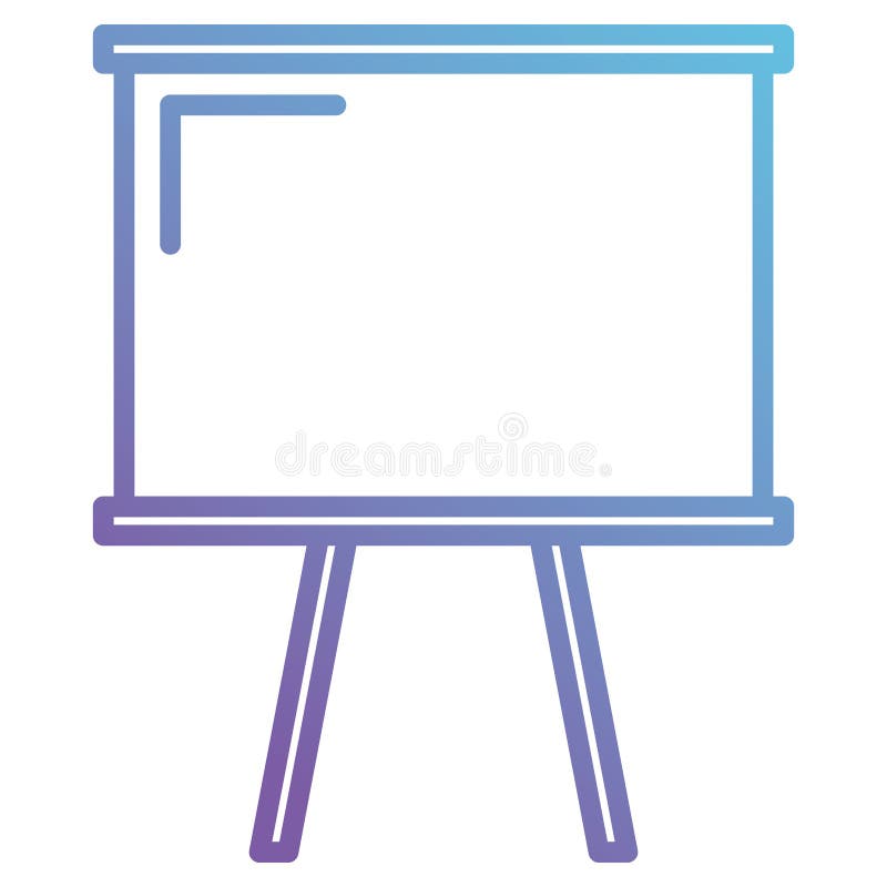 Paperboard Training Isolated Icon Stock Vector - Illustration of ...