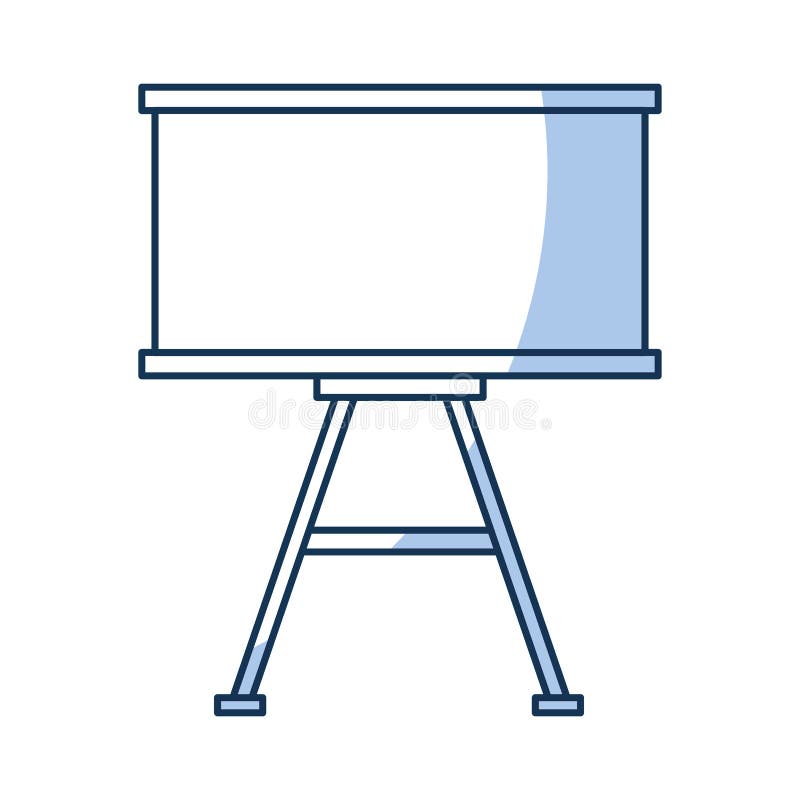 Paperboard Training Isolated Icon Stock Vector - Illustration of work ...