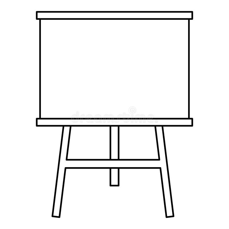 Paperboard Training Isolated Icon Stock Vector - Illustration of board ...