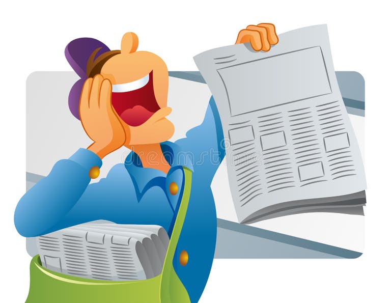 Cartoon Paperboy Stock Illustrations – 58 Cartoon Paperboy Stock ...