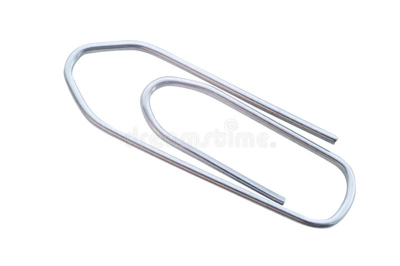 Paperclip stock afbeelding. Image of geïsoleerd, hulpmiddel - 10248941