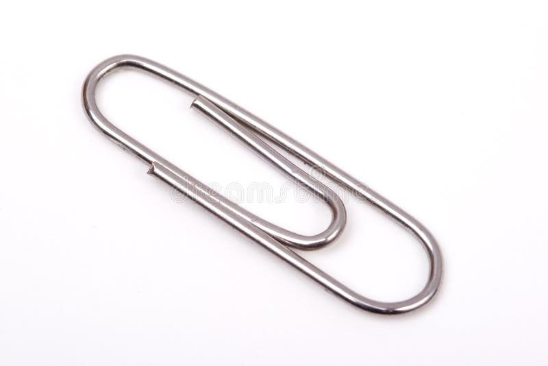 Paperclip stock photo. Image of silver, iron, shapes, organised - 21844