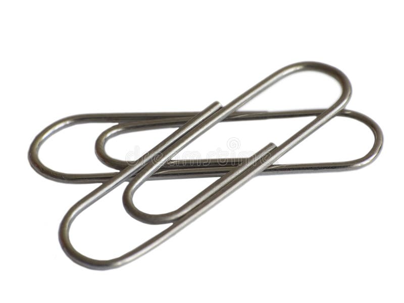 Paperclip stock foto. Image of geïsoleerd, hulpmiddel - 5036132