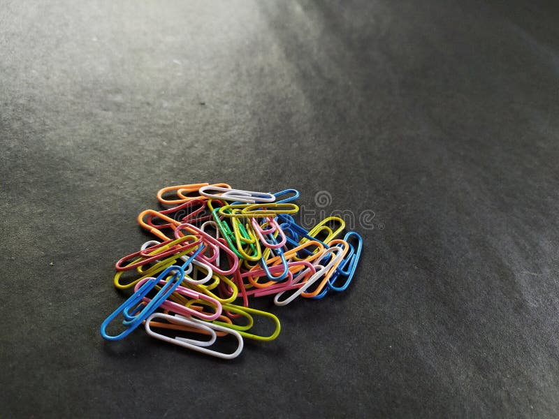 Paperclip for Attachment of Documents Stock Image - Image of office ...