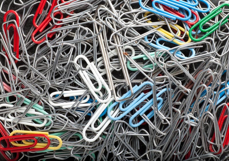 Paperclips stock photo. Image of gray, enlarge, object - 939822