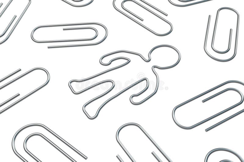 Paperclip Figure Stock Illustrations – 98 Paperclip Figure Stock ...