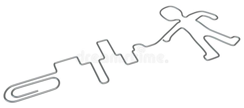 Paperclip Figure Stock Illustrations – 98 Paperclip Figure Stock ...