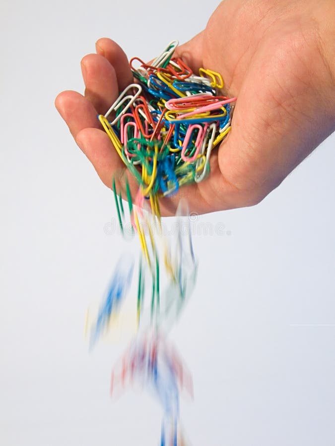 Paperclip In Hand Picture. Image: 5608190