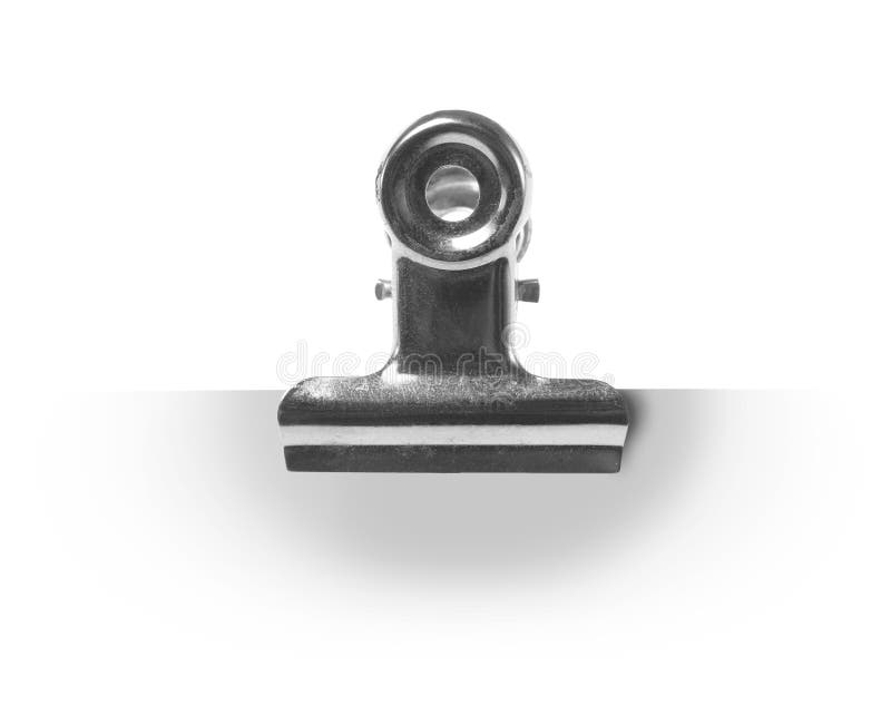 Paperclip Isolated Simple Element Stock Image - Image of montage ...