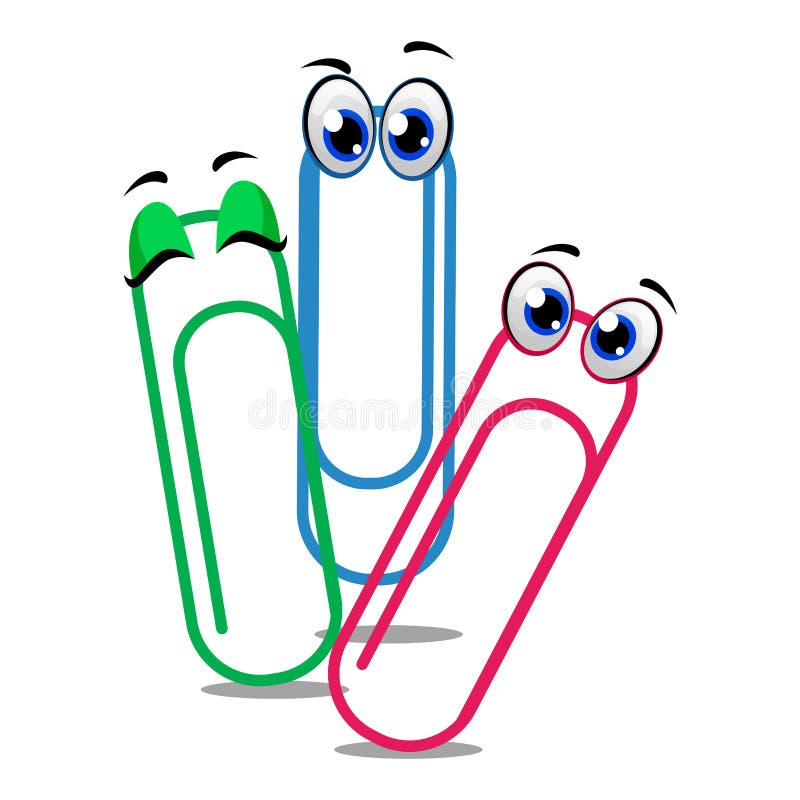 PaperClip Mascot stock vector. Illustration of holder - 78660224