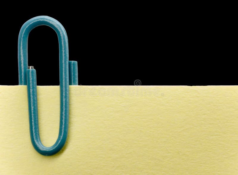 Paperclip Message Holder stock image. Image of memo, sign - 4020965