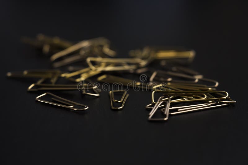 Paperclip on the Office Desk Stock Photo - Image of objects, desk: 66880512