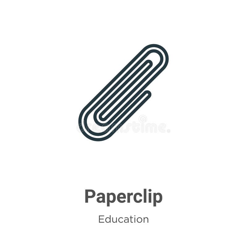 Icon Paperclip Line Stock Illustrations – 2,563 Icon Paperclip Line ...