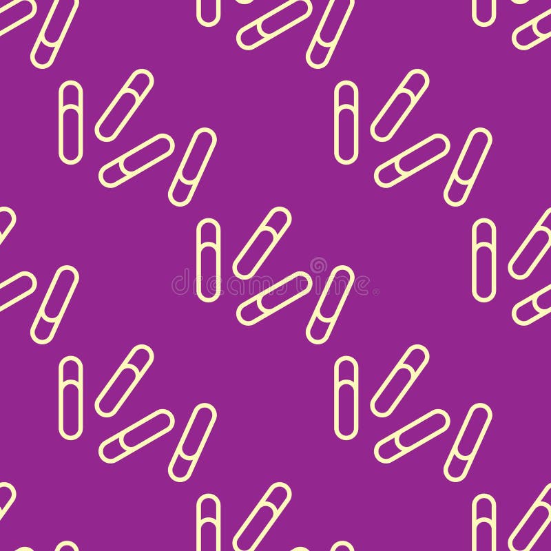 Paperclip seamless pattern stock vector. Illustration of concept ...