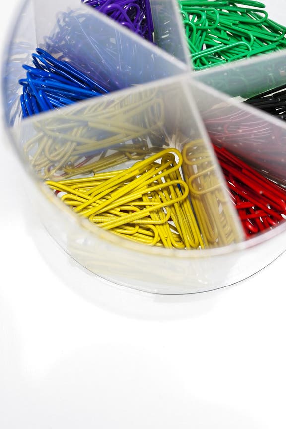 Paperclips imagen de archivo. Imagen de salir, multicolor - 13961307