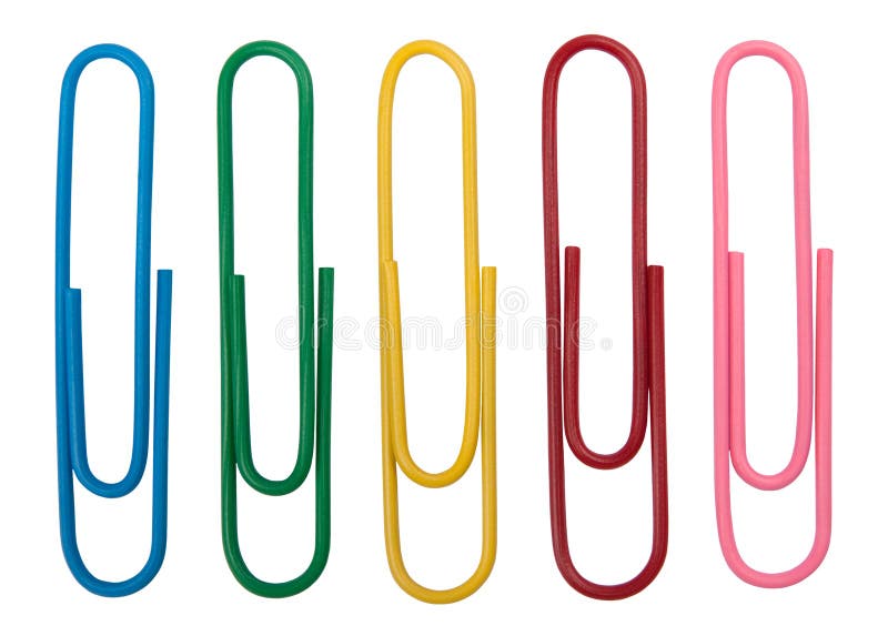 Paperclips stock image. Image of clip, design, isolated - 18709223