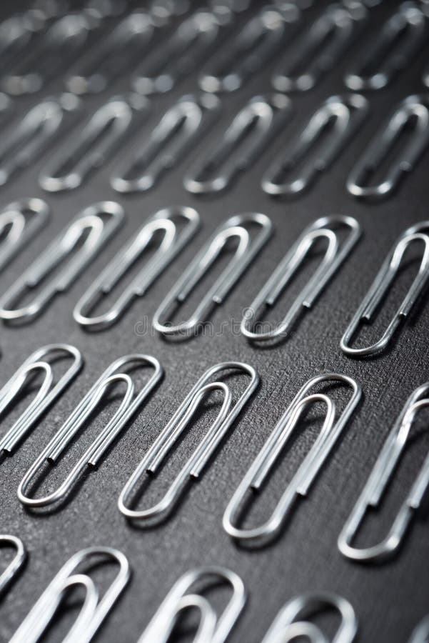 Paperclips close up stock photo. Image of paperclip - 146835802