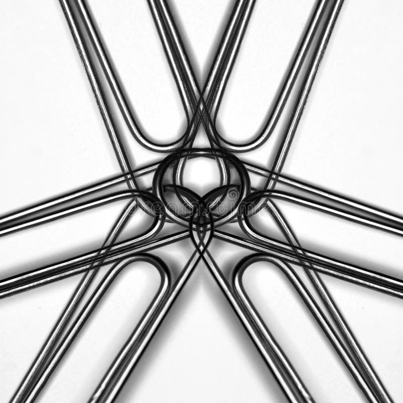 Teamwork Paperclips stock photo. Image of connection - 22831234