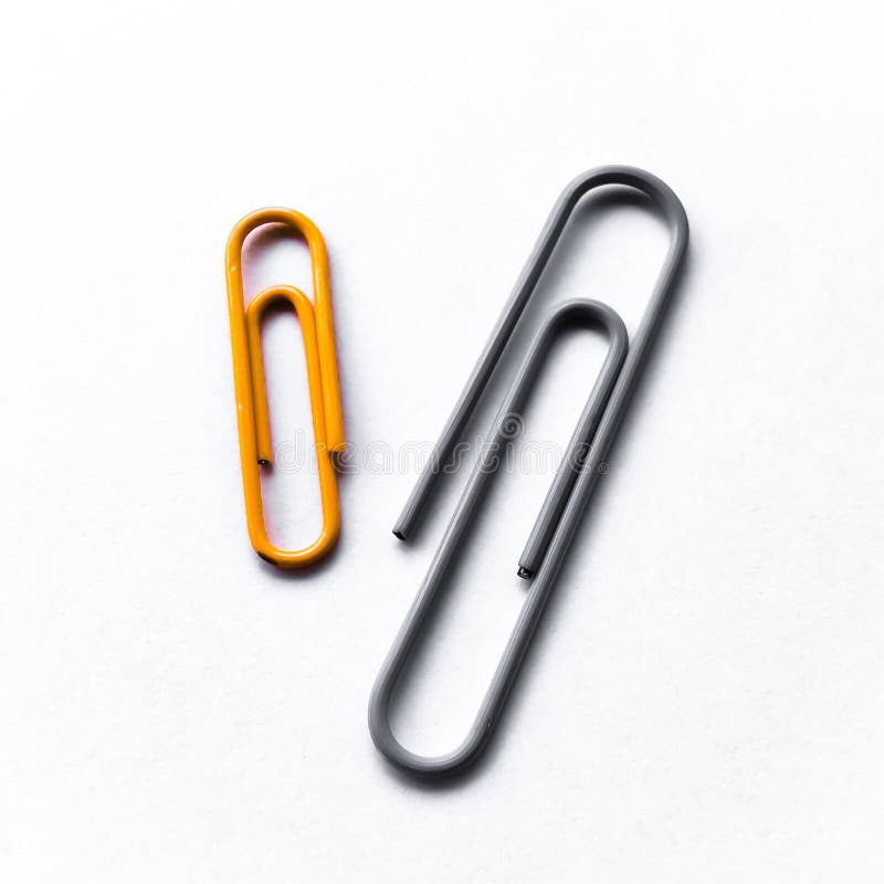 Paperclips stock image. Image of document, stationary - 98618425