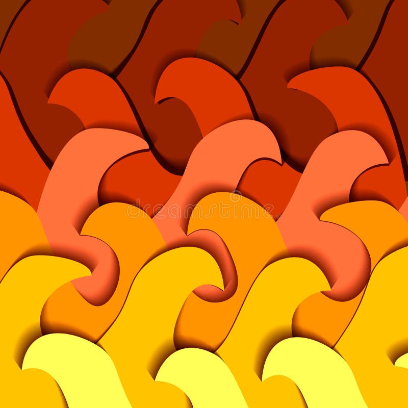 Papercut Color Background. Multi Layers Effect Texture. Vector ...