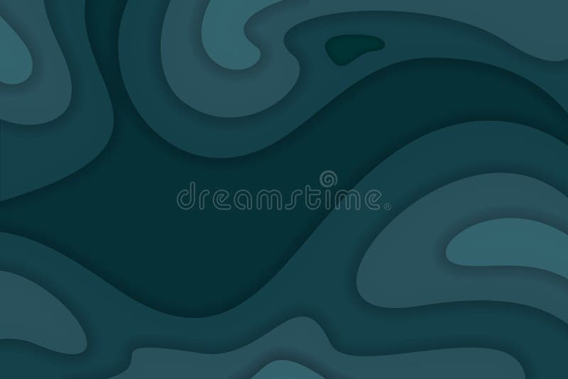 Papercut Multi Layers 3D Color Texture Vector Background. Stock Vector ...