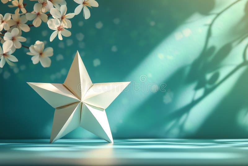 Papercut Star Shape. Christmas Decorations. by Generative Ai Stock ...