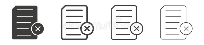 Paperless Icon Vector Set on White Background Stock Vector ...