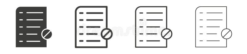 Paperless Icon Vector Set on White Background Stock Vector ...