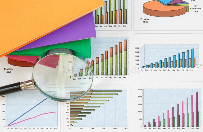 Papers Charts Success of Business Stock Photo - Image of investment ...