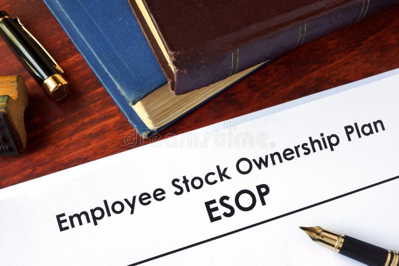 Papers with Employee Stock Ownership Plan (ESOP) Stock Photo - Image of ...