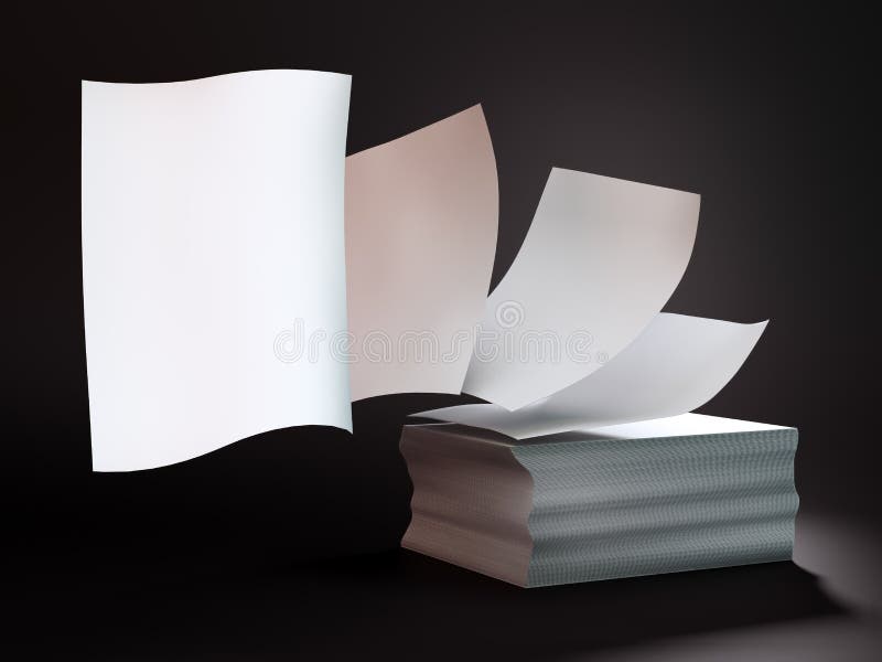 Papers flying stock image. Image of overworked, education - 23258381