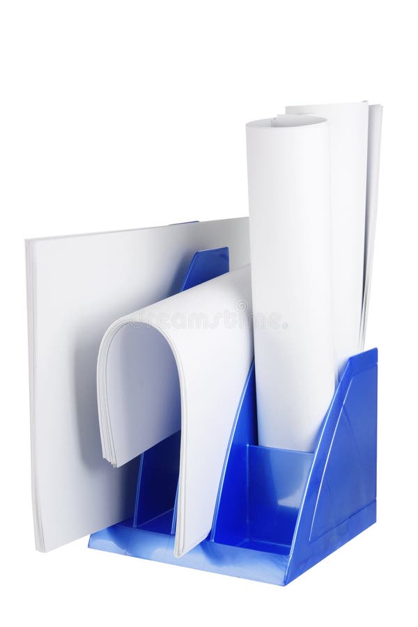 Papers on Magazine Files stock image. Image of shot, empty - 40317279