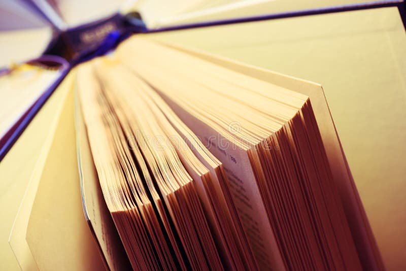 Papers in Open Book stock image. Image of paper, education - 64231679