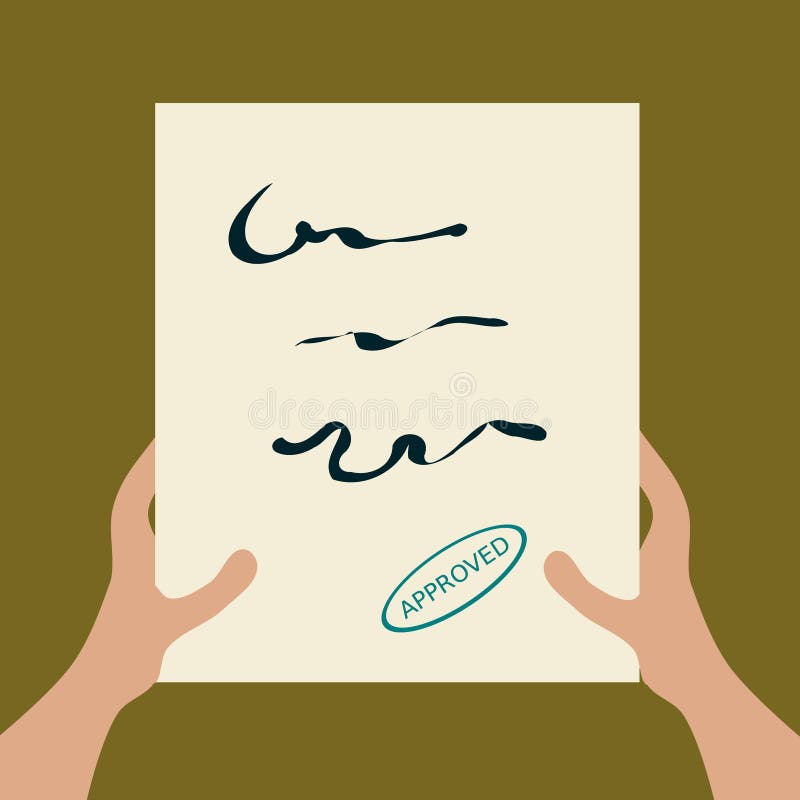 Approved Papers Stock Illustrations – 125 Approved Papers Stock ...