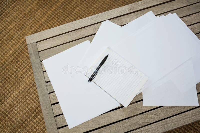 Old Papers On A Wooden Table Stock Image - Image of chest, scroll: 62404465