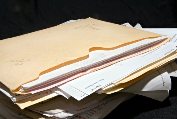 Paperwork stock image. Image of messy, organize, stacked - 14245651