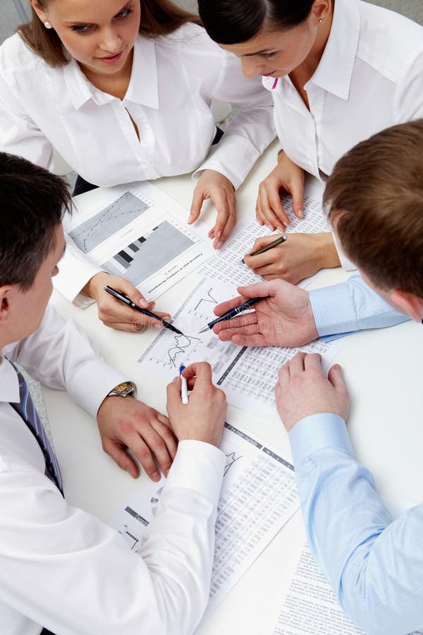 Paperwork stock image. Image of businessmen, human, attractive - 20682403