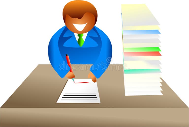 Desk Paperwork Clipart Stock Illustrations – 196 Desk Paperwork Clipart ...
