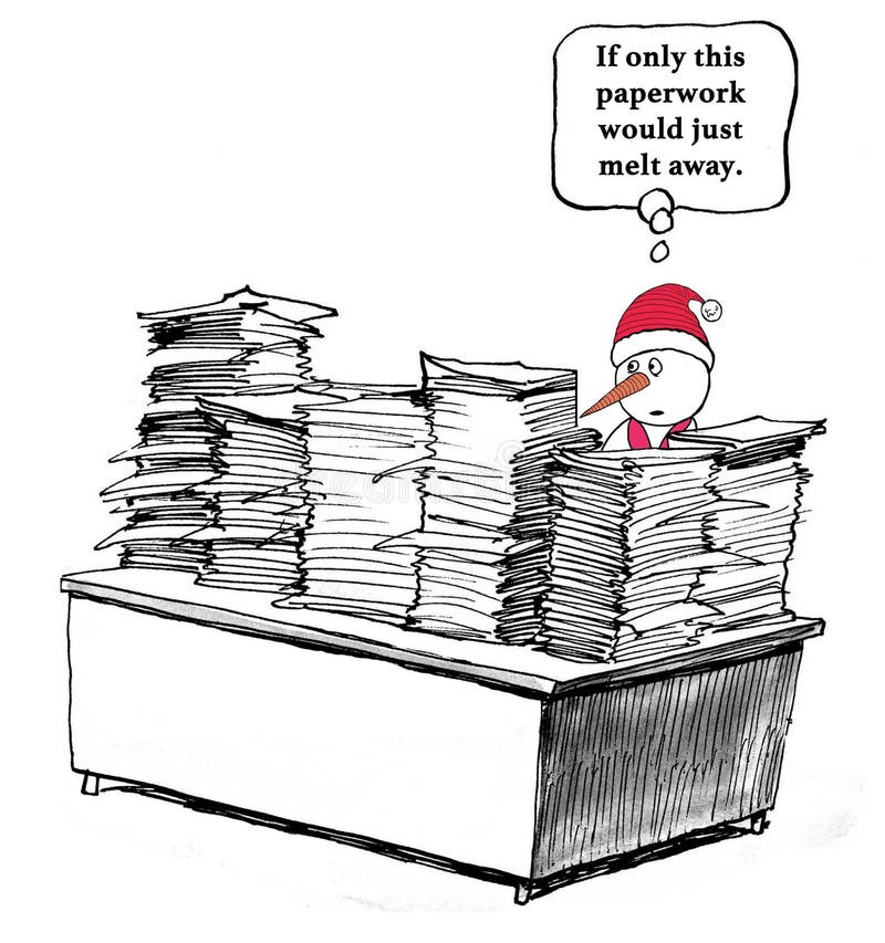 Too Much Paperwork Stock Illustrations – 149 Too Much Paperwork Stock ...