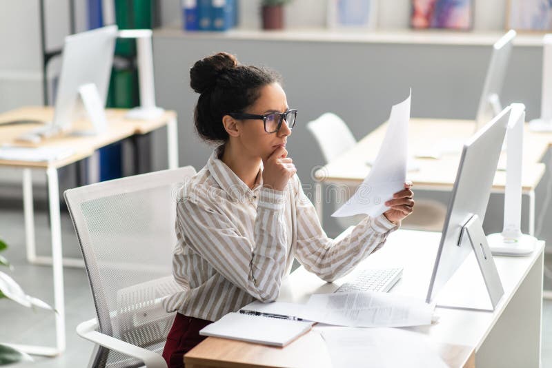 Office Paper Pile in a Hallway Stock Photo - Image of company, room ...
